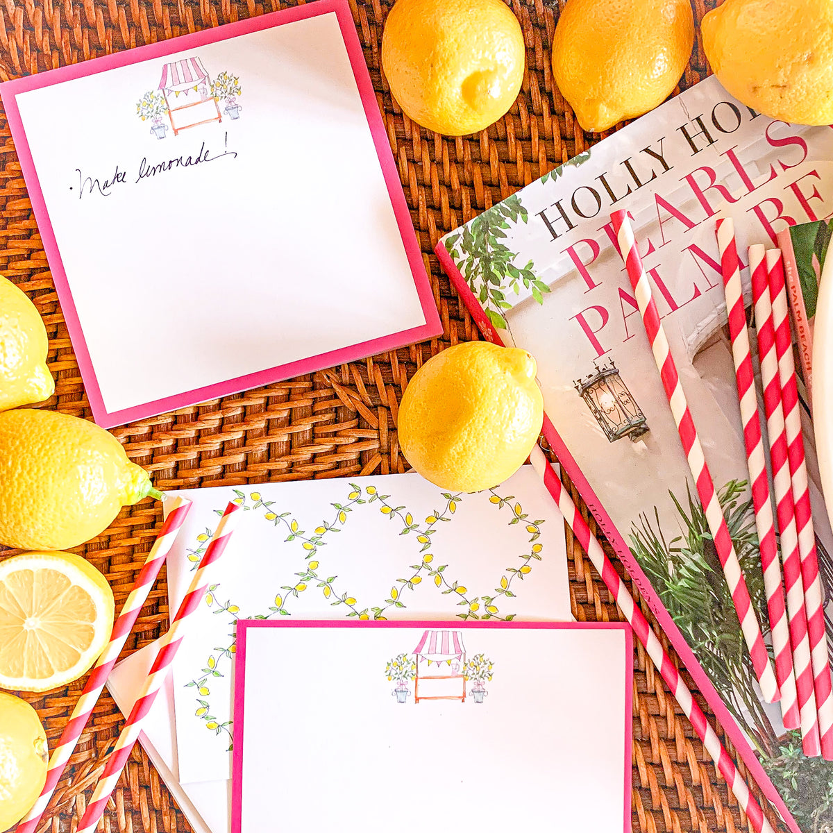Make Lemonade Square notepad – giddy paperie